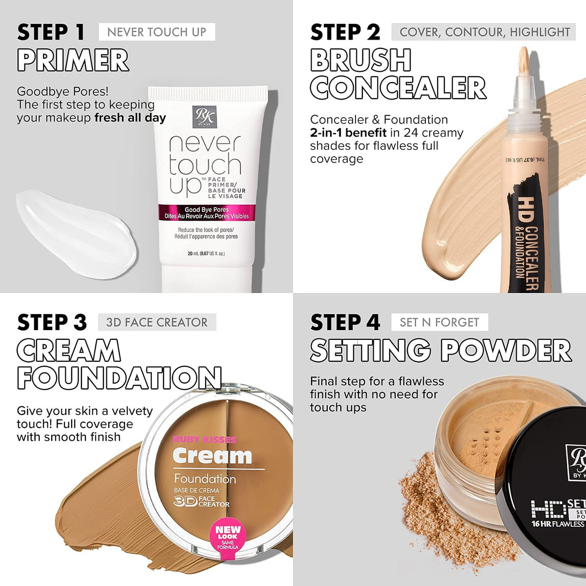 HD Set N' Forget Setting Powder – Kriz Reales Studio