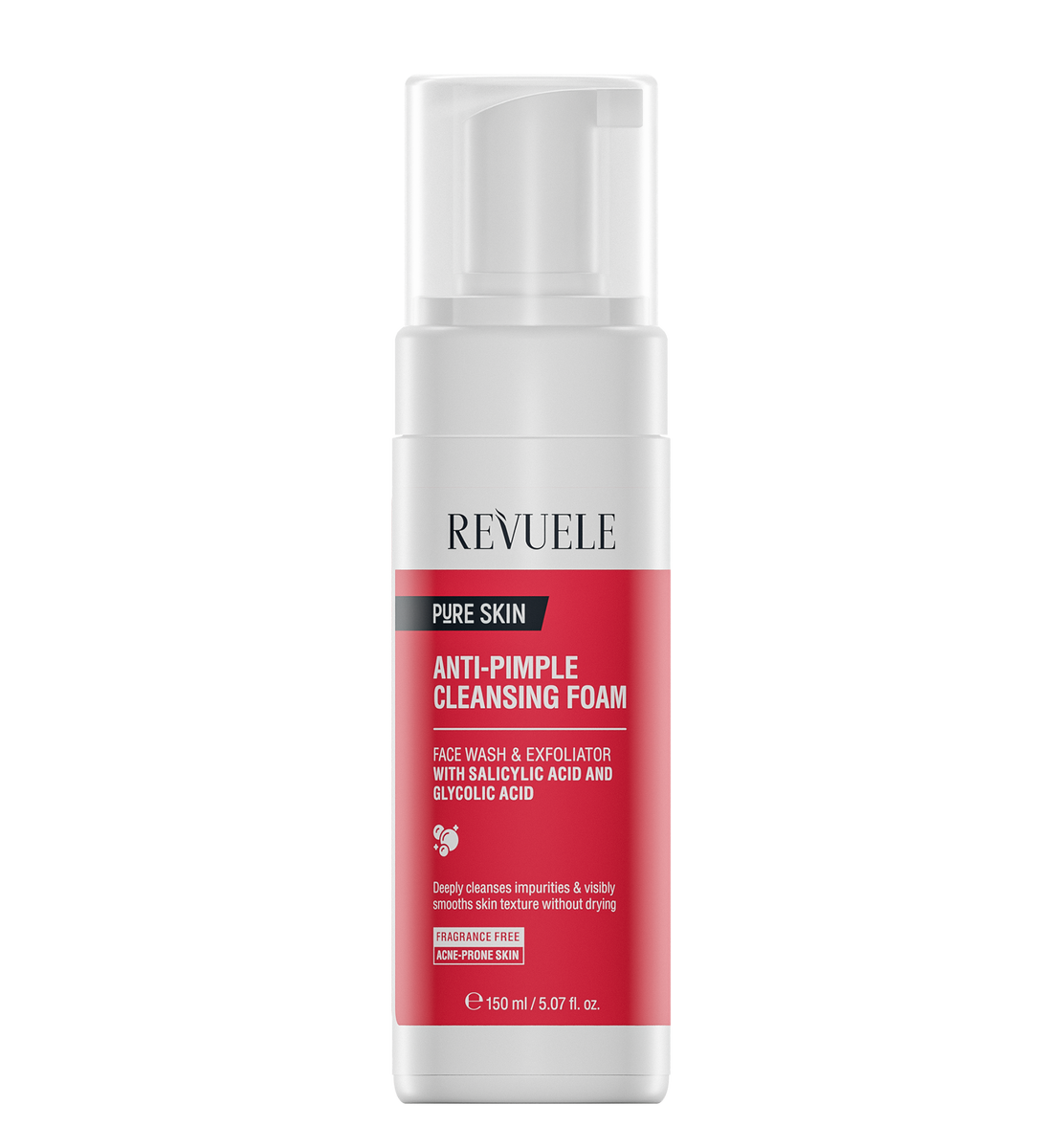 Anti pimple cleansing foam face wash & exfoliator – Kriz Reales Studio