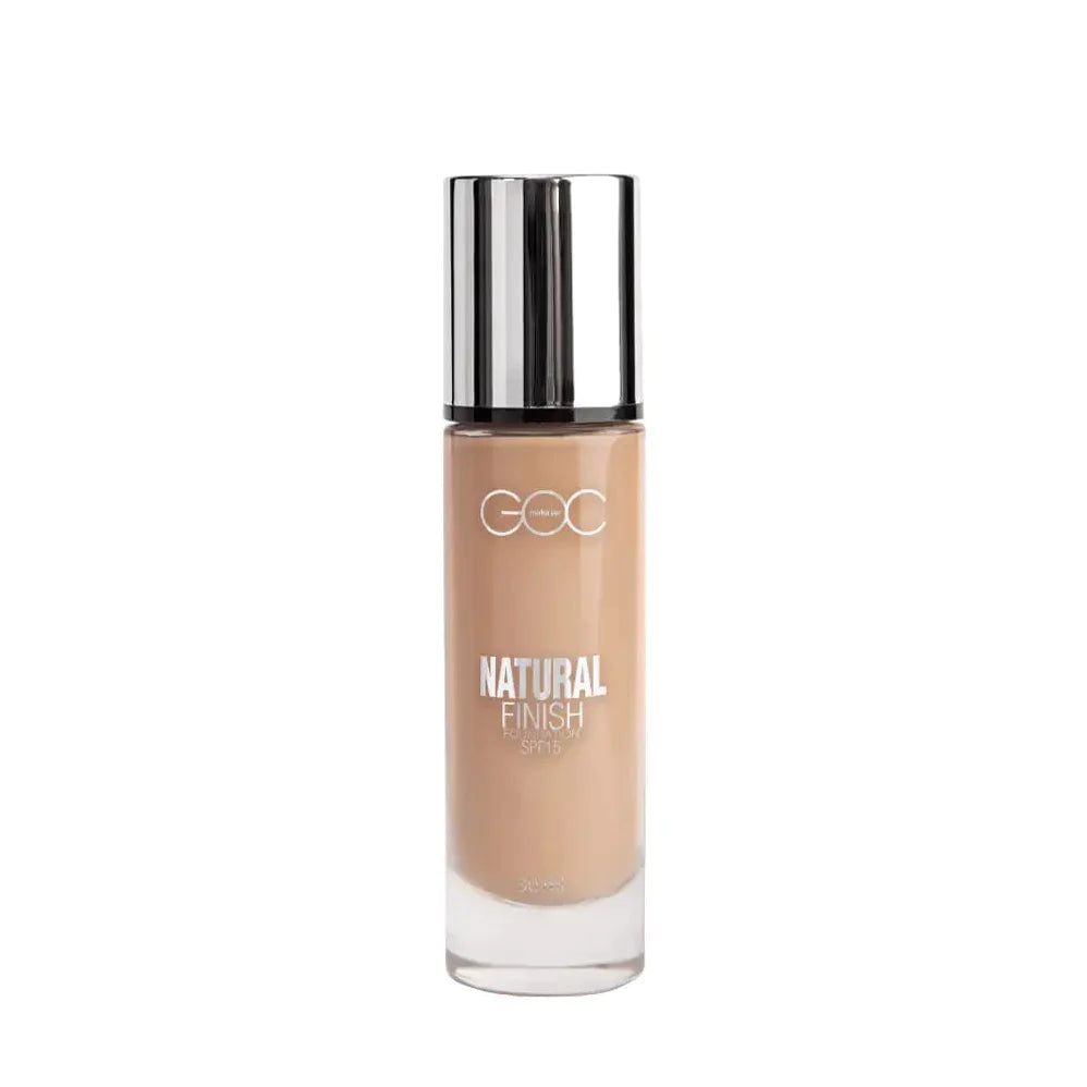 Natural Finish Foundation SPF 15 – Kriz Reales Studio